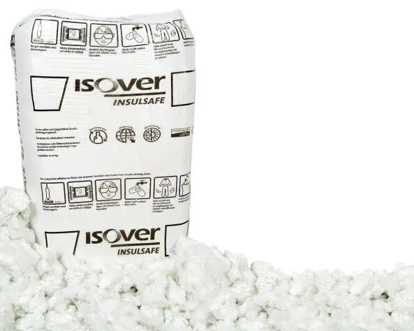 Isover granulat, Insulsafe 12 Kg. - LAVE PRISER