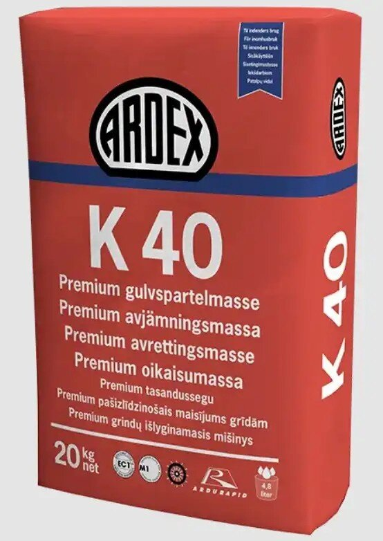 Ardex K40, 20 kg. - LAVE PRISER